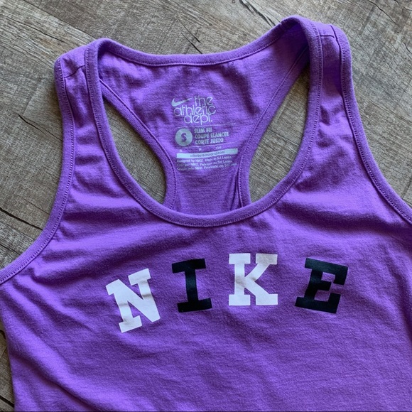 Nike | Tops | Nike Purple Razor Back Tank | Poshmark
